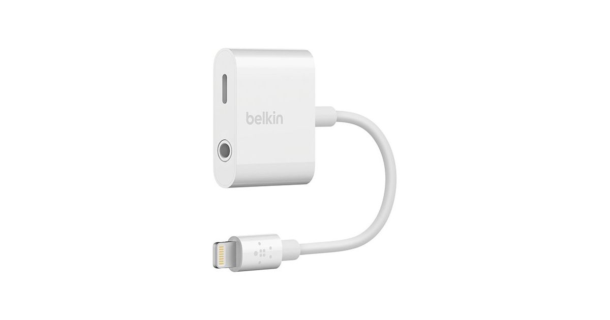 Belkin 3.5 mm Audio + Charge RockStar 4 - White | iStores - Apple ...