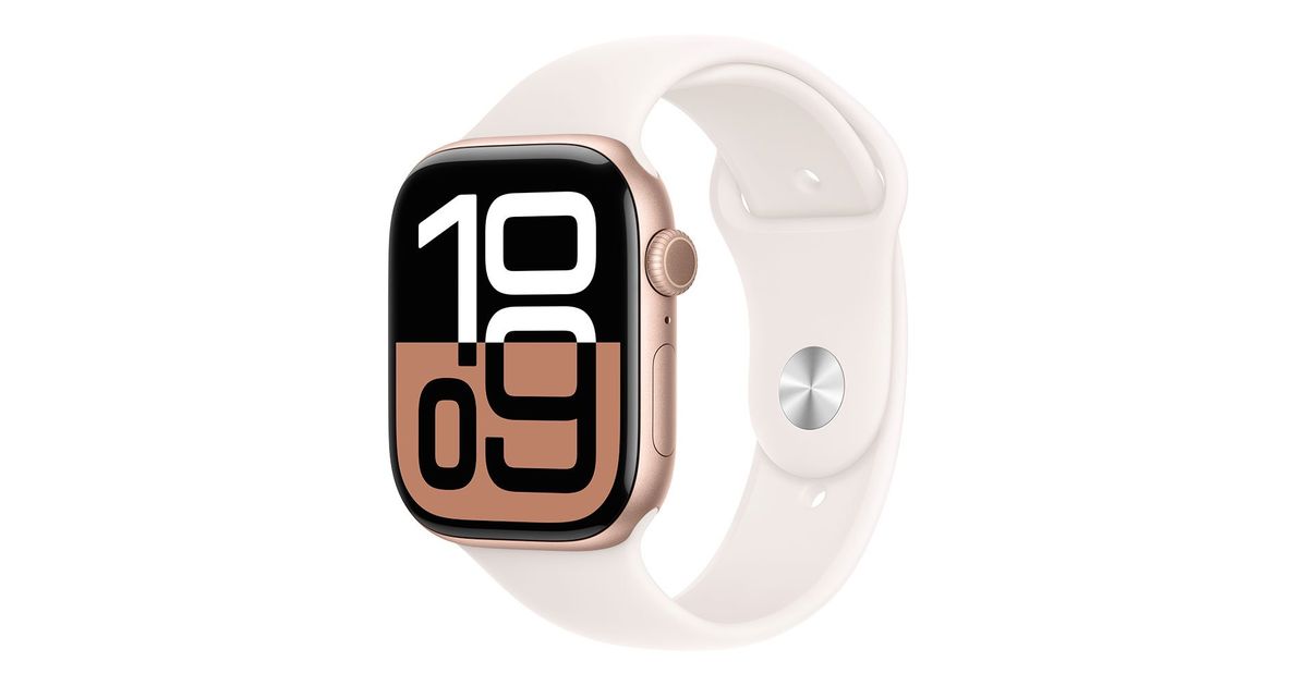 Apple Watch Series 10 GPS 46mm Ružový zlatý hliník so svetlo ružovým ...