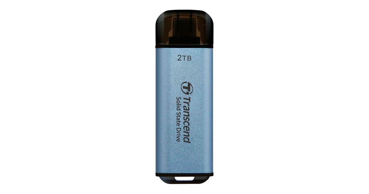 Transcend SSD 2TB ESD300 USB 3.2 Gen 2x1 - Sky Blue | iStores - Apple ...