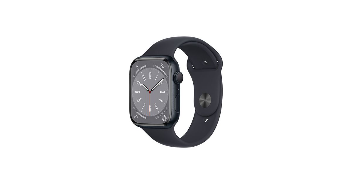 Apple Watch Series 8 GPS 45mm puzdro z temne atramentového hliníka ...